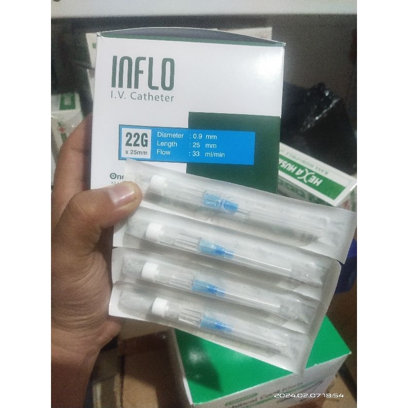Jual Inflo IV catheter jarum abbocath pcs ONEMED | Shopee Indonesia
