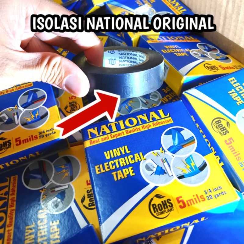 Jual ISOLASI NATIONAL ORIGINAL 100% | Shopee Indonesia