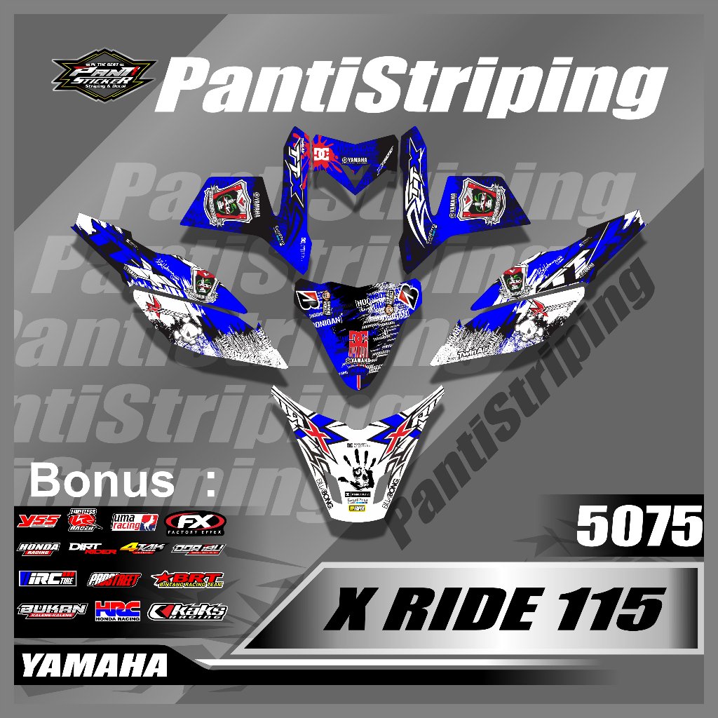 Jual Stiker Decal Yamaha X Ride 115 Full Body All Variasi- Striping ...