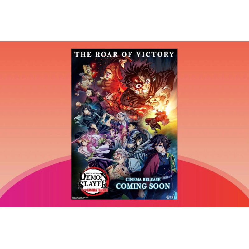 Jual CGV Demon Slayer / Kimetsu No Yaiba - To The Hashira Training FS Merch | Shopee Indonesia