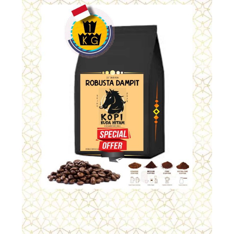Jual Kopi Bubuk Robusta Dampit ( Jawa Timur) Istimewa 1kg ( 1000 gram ...
