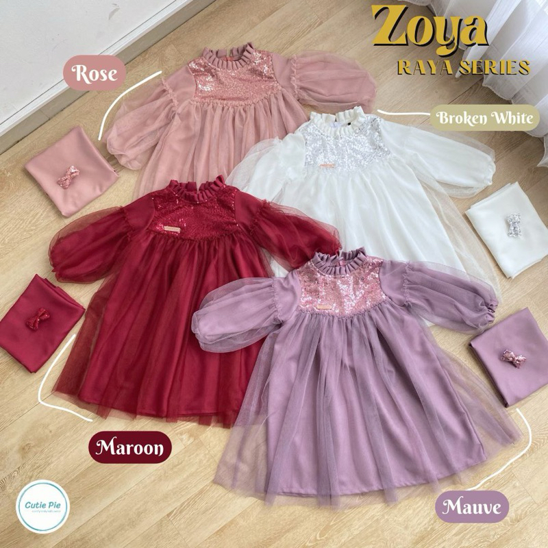 Jual GAMIS ZOYA SET HIJAB (3BULAN-10TH) | Shopee Indonesia