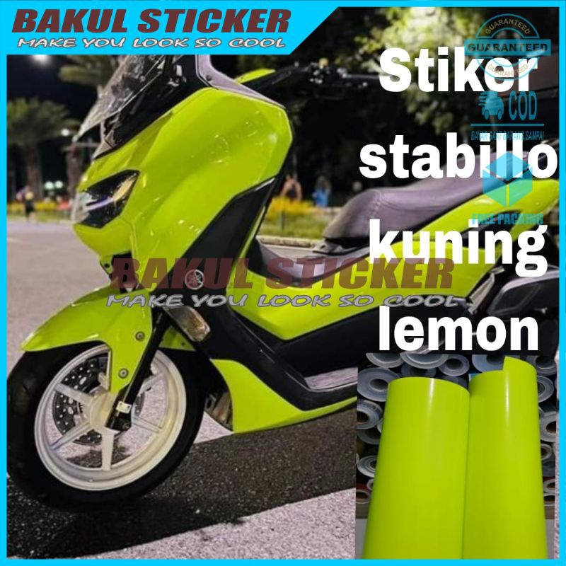 Jual Stiker Skotlet Kuning Lemon Sticker Scotlite Stabilo Kuning Untuk ...