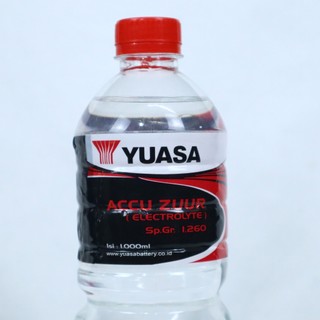 Jual Yuasa Air Aki Zuur Accu 1 Liter Electrolyte Battery Acid Asam ...
