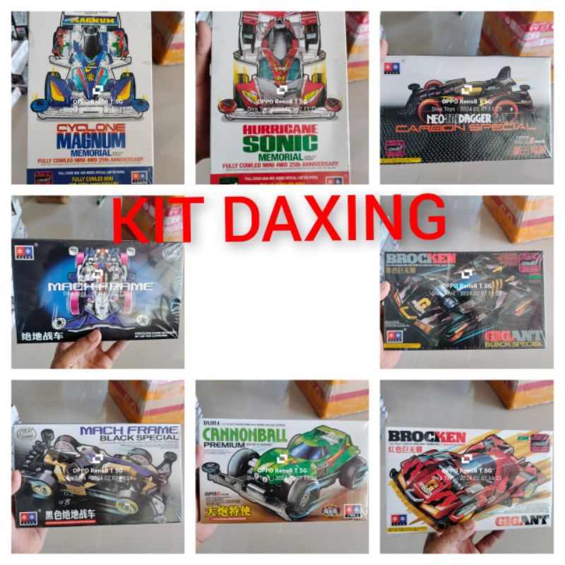 Jual Varian Kit Daxing DA Xing Mini 4WD Bukan Merk Tamiya | Shopee ...