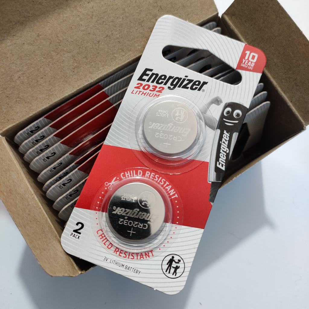 Jual Asli Batu Baterai batrei Lithium 3V Energizer cr2032 1Pcs | Shopee ...