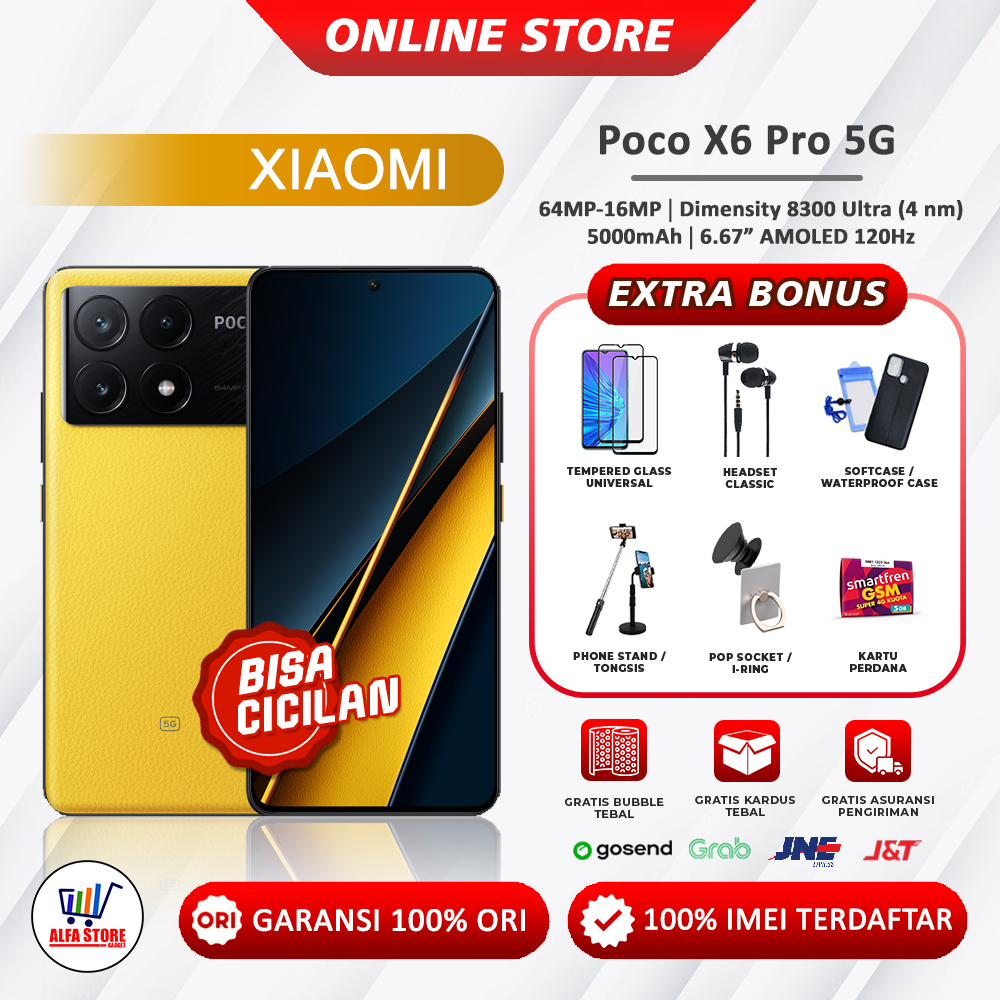 Jual xiaomi poco x6pro pocophone x6 pro 5G NFC ram 12/512gb x6 5G NFC ...