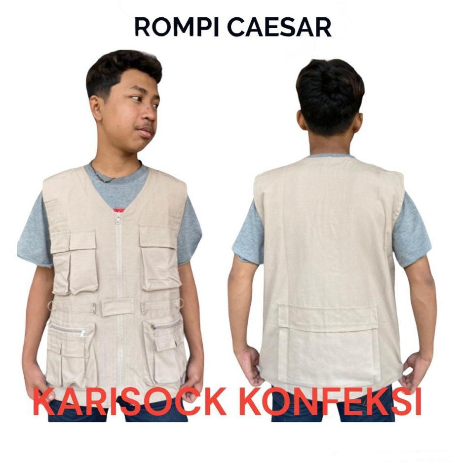 Jual ROMPI WARTAWAN ROMPI LAPANGAN VEST ROMPI PROYEK | Shopee Indonesia