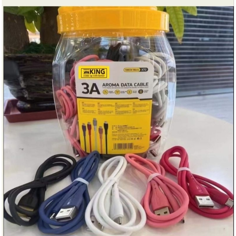 Jual Kabel Data King X-72v 3A micro USB Fast Charging | Shopee Indonesia