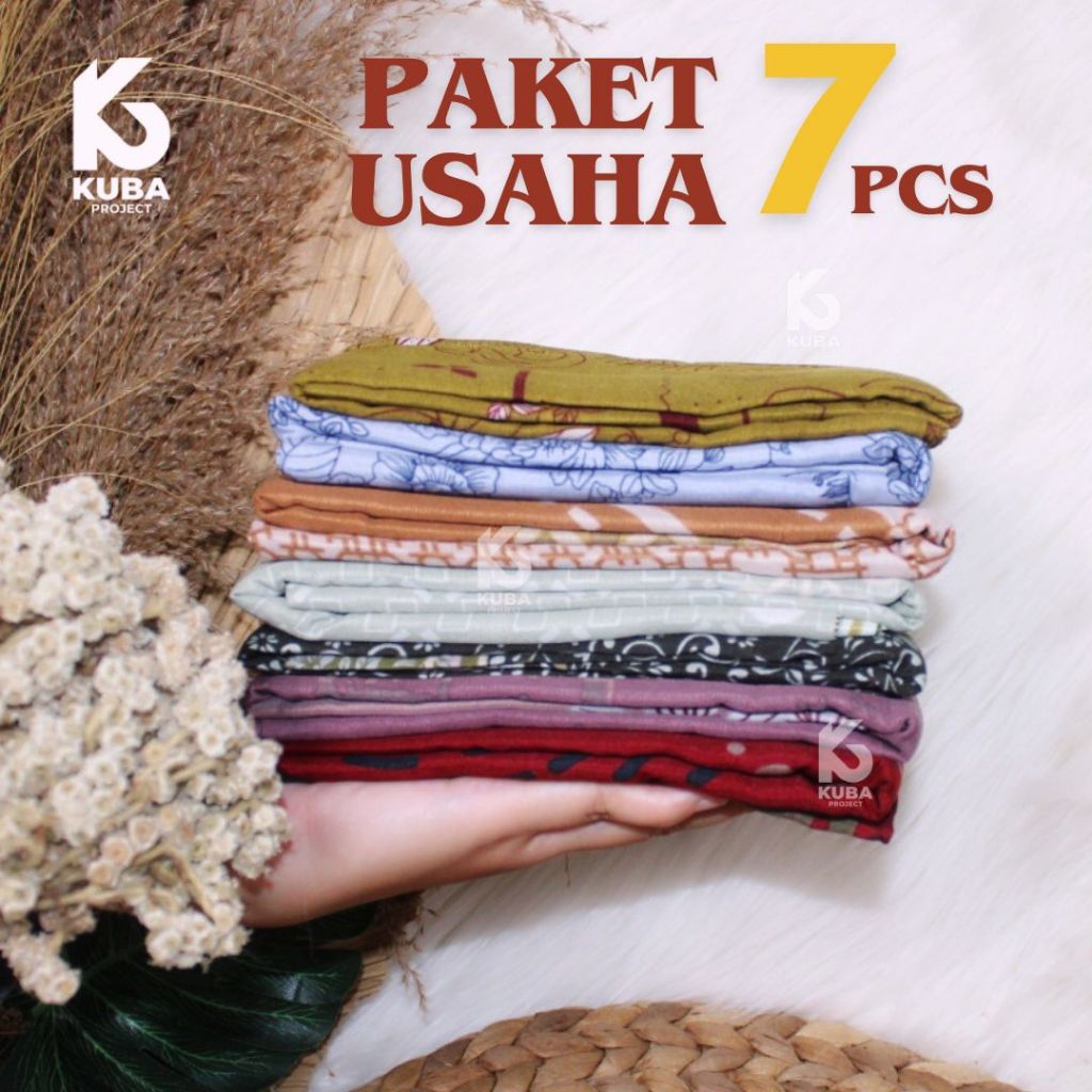 Jual Kuba Project - Paket 7pcs Hijab Voal Motif Paket Usaha Hijab ...