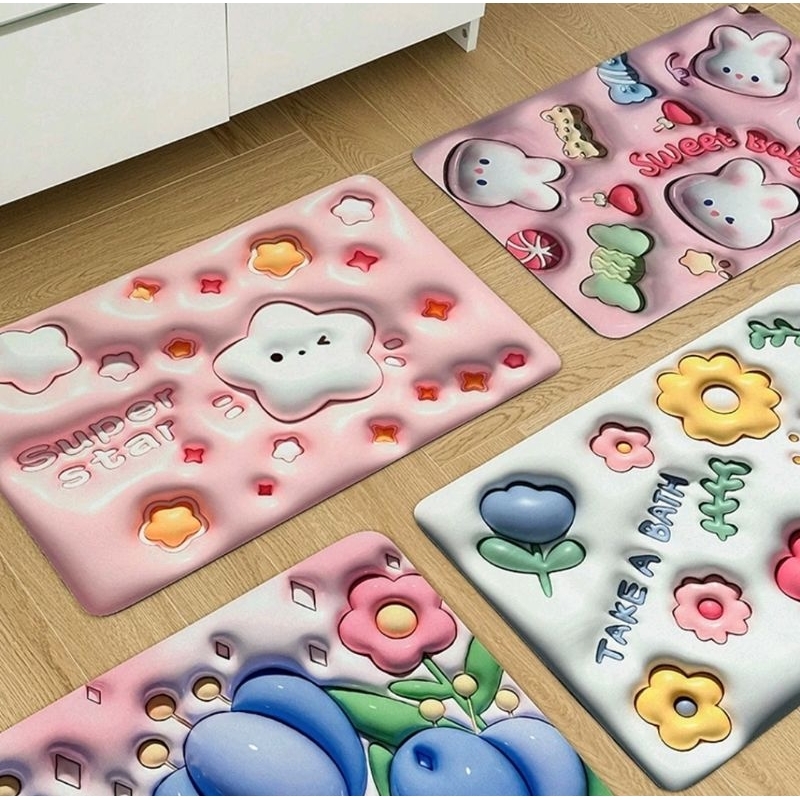 Jual fsstore88 - KESET LANTAI MOTIF 3D CANTIK 30*40CM / KESET LANTAI ...