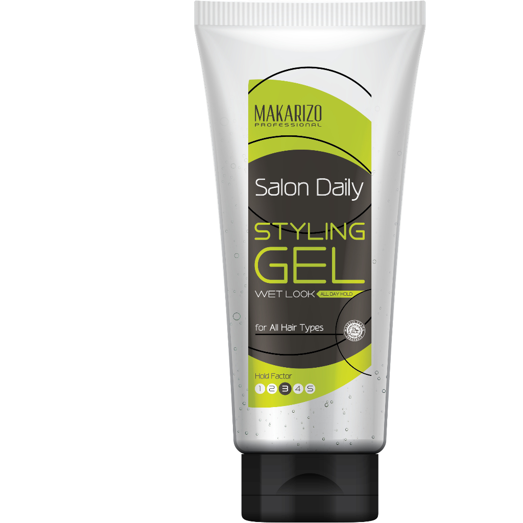 Jual Makarizo Salon Daily Styling Gel Wet Look - 200ml | Shopee Indonesia