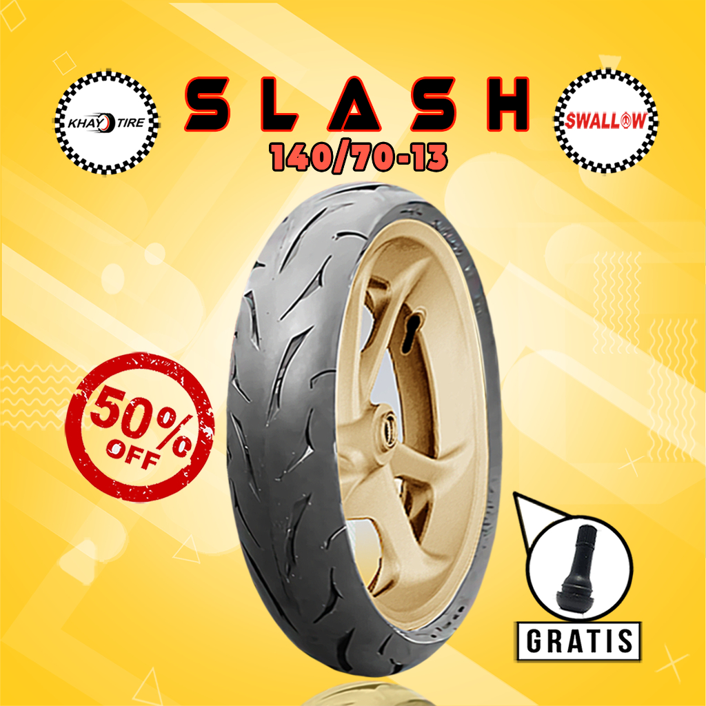 Jual Ban Soft Compound Motor NMAX - ADV - PCX160 SWALLOW SLASH 140/70 ...
