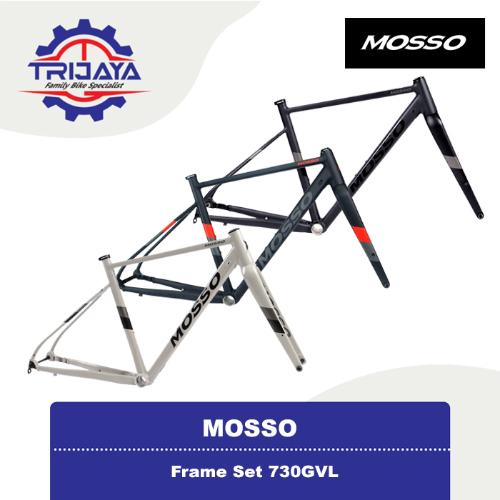 Jual Mosso 730GVL Frame Set Sepeda Gravel [700C] Alloy | Shopee Indonesia