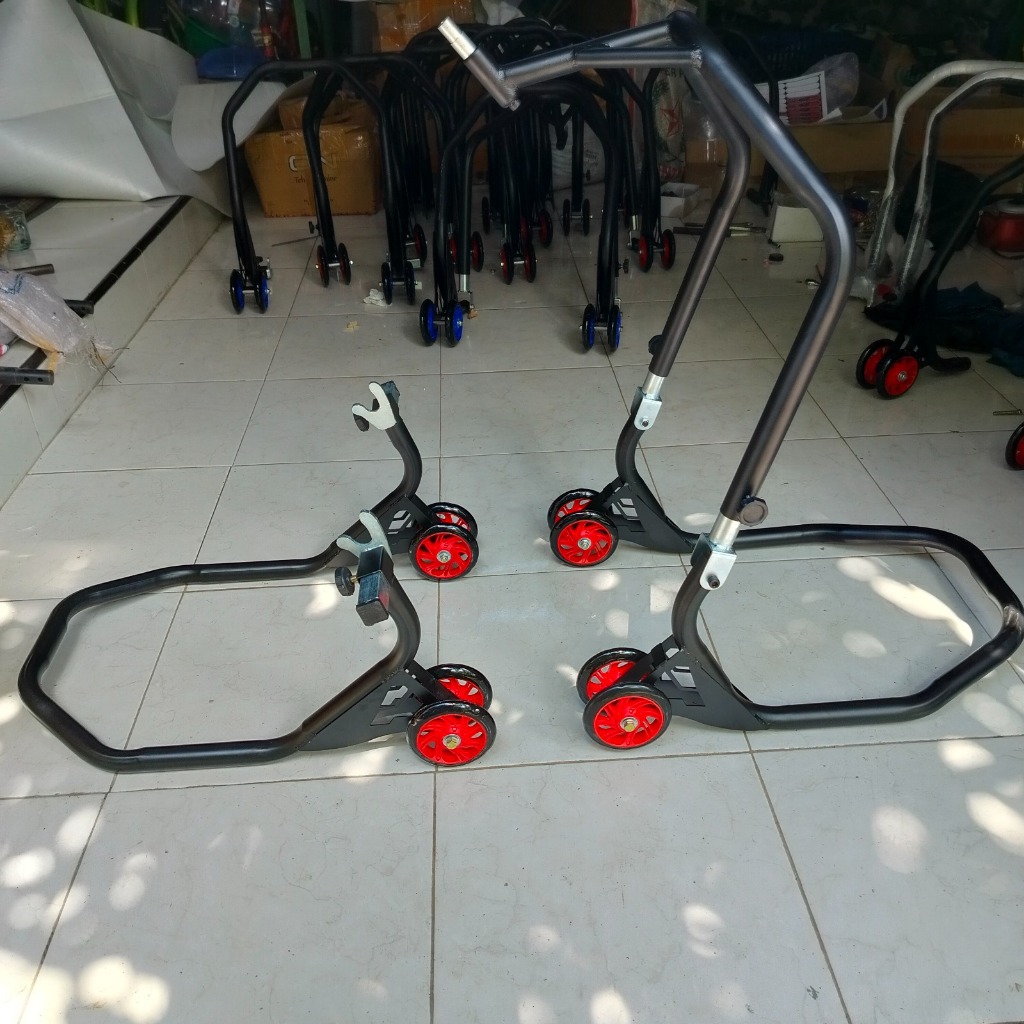 Jual standar Paddock set depan belakang Paddock depan head lift pedok ...