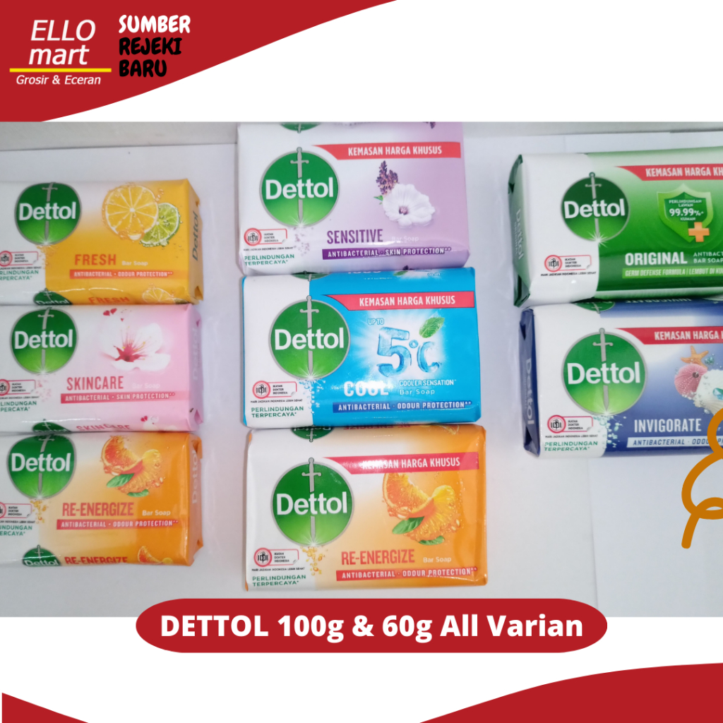 Jual Dettol Sabun Mandi Batang Fresh Detol Mandi All Variant Original ...