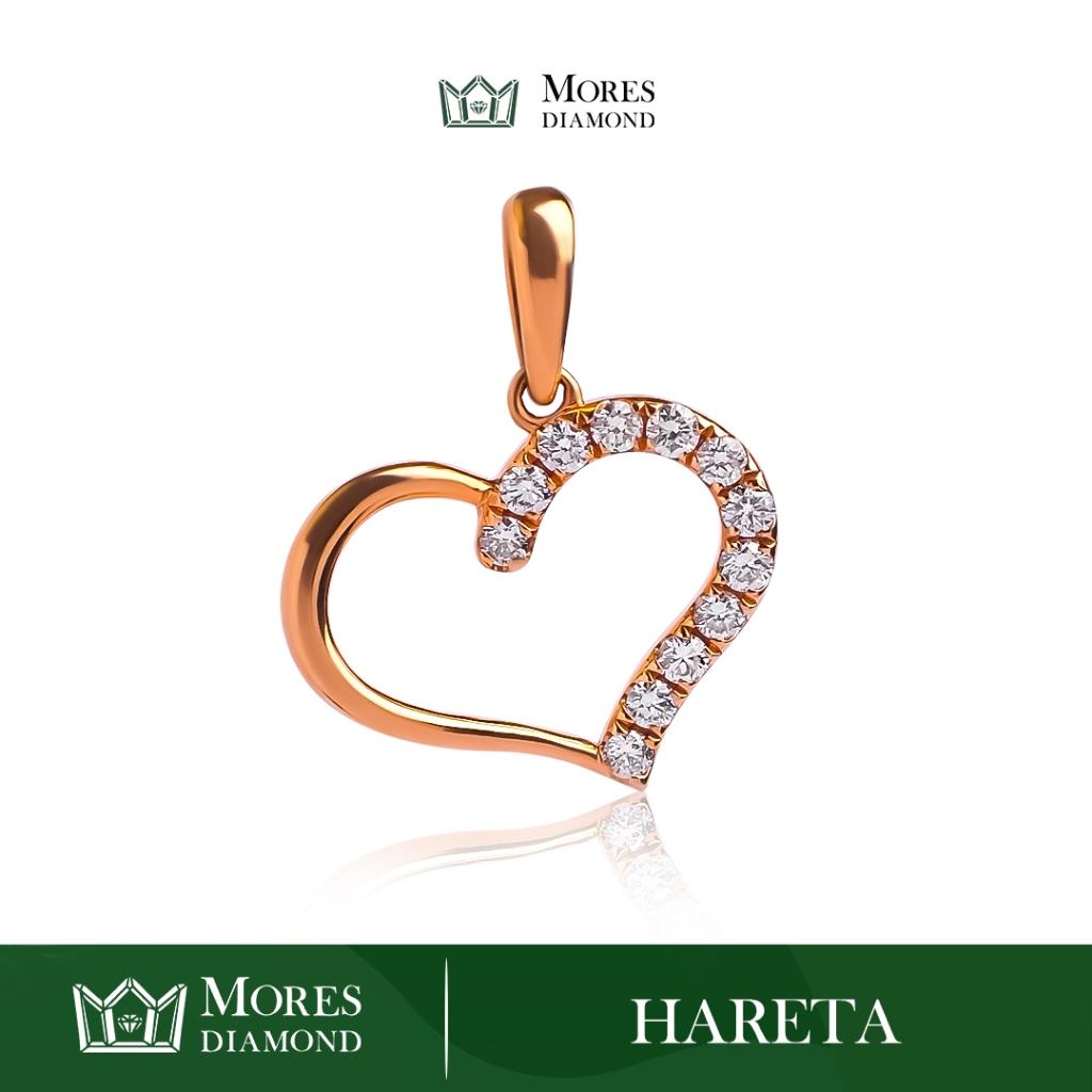 Jual Mores Diamond Liontin Emas Batu Berlian Hareta | Shopee Indonesia