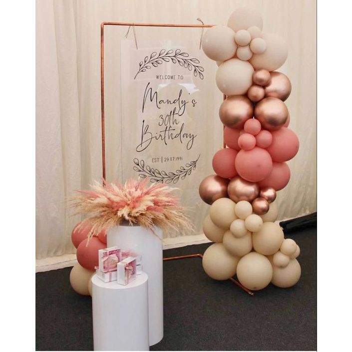 Jual SEWA Besi untuk balon Garland / Welcome Sign / Standing Balon ...