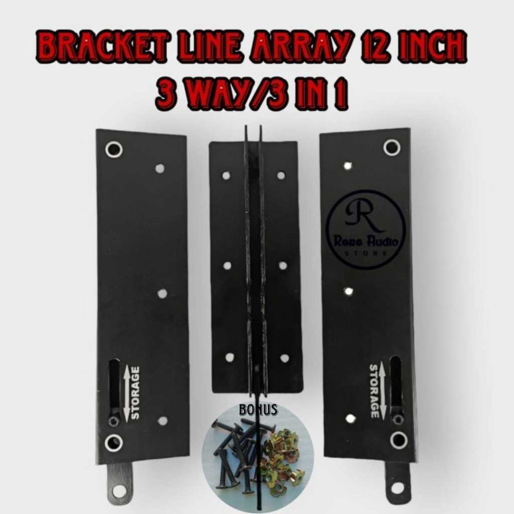 Jual Bracket Line Array 3 in 1 Ukuran Box Speaker 12'' 3WAY / Breket ...