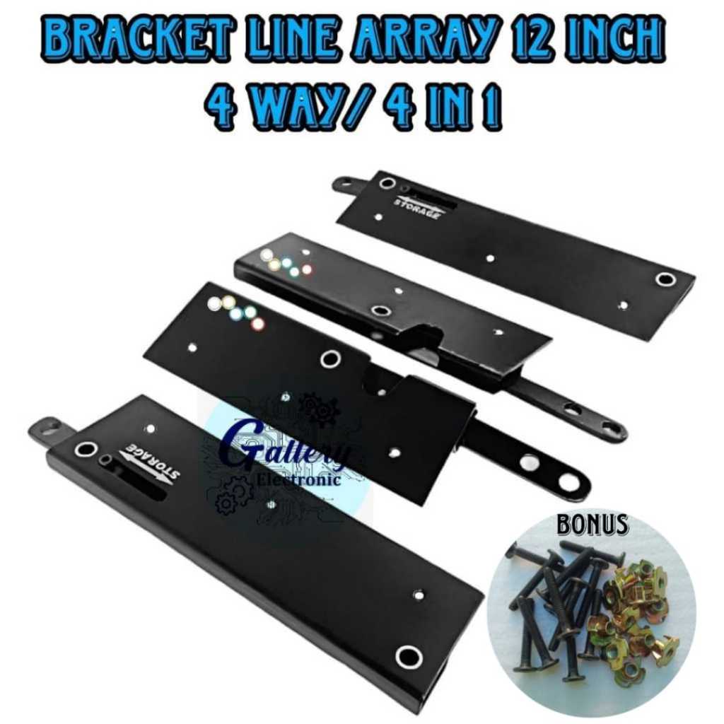 Jual Bracket Line Array 4WAY / 4 in 1 Ukuran Box Speaker 12 inch / Breket 4x1 | Shopee Indonesia