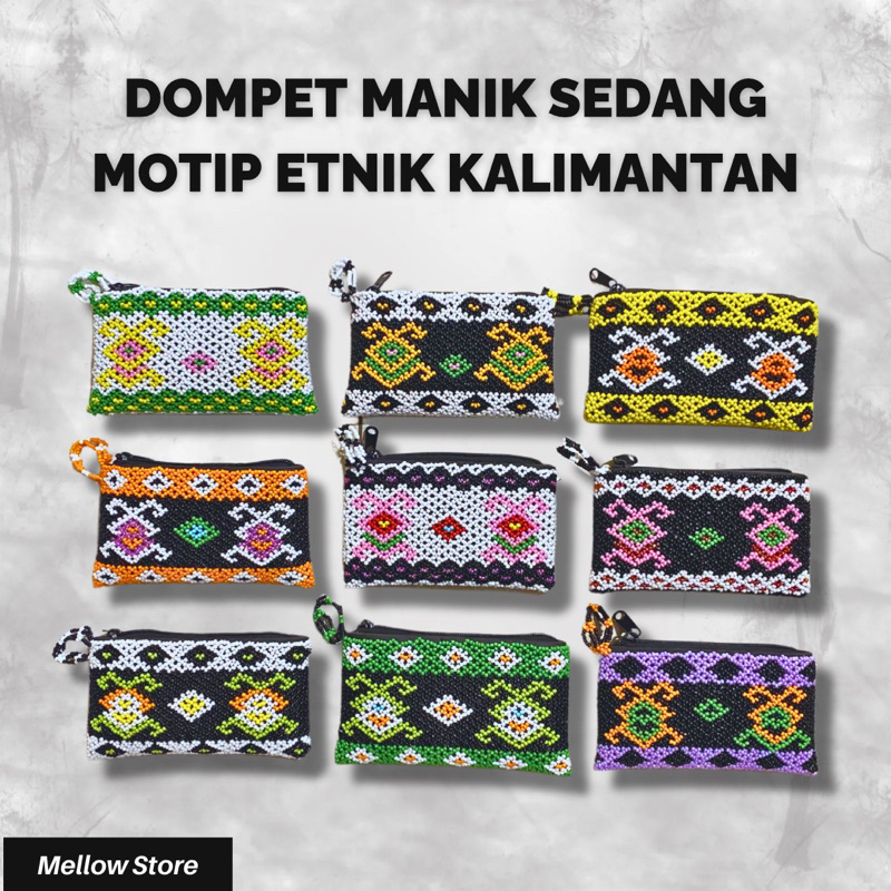 Jual Dompet manik sedang motip etnik souvenir khas kalimantan | Shopee ...
