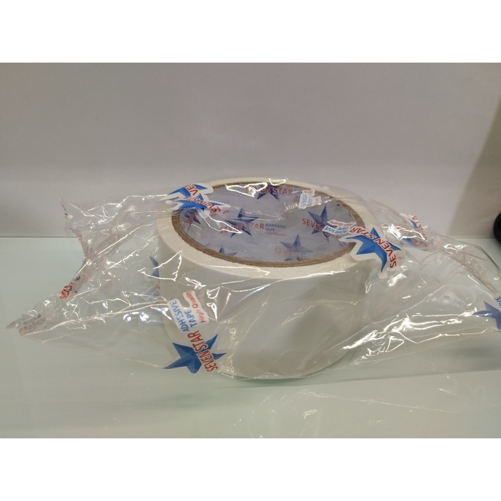 Jual Isolasi Double Tape SEVEN STAR 48 mm x 10 meter Murah | Shopee ...