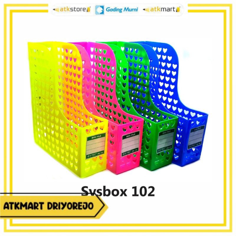 Jual V-TEC BOX FILE SYSBOX PLASTIK TYPE 102 KOTAK ARSIP PENYIMPANAN ...