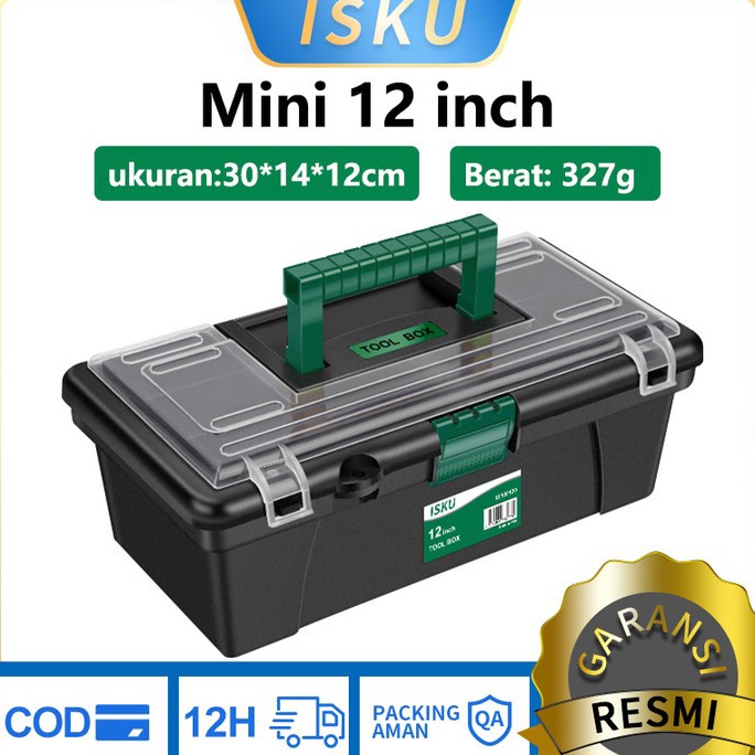Jual CPf ISKU Tool Box 12 Inch Mini Toolbox Kotak Perkakas Mini Bahan ...