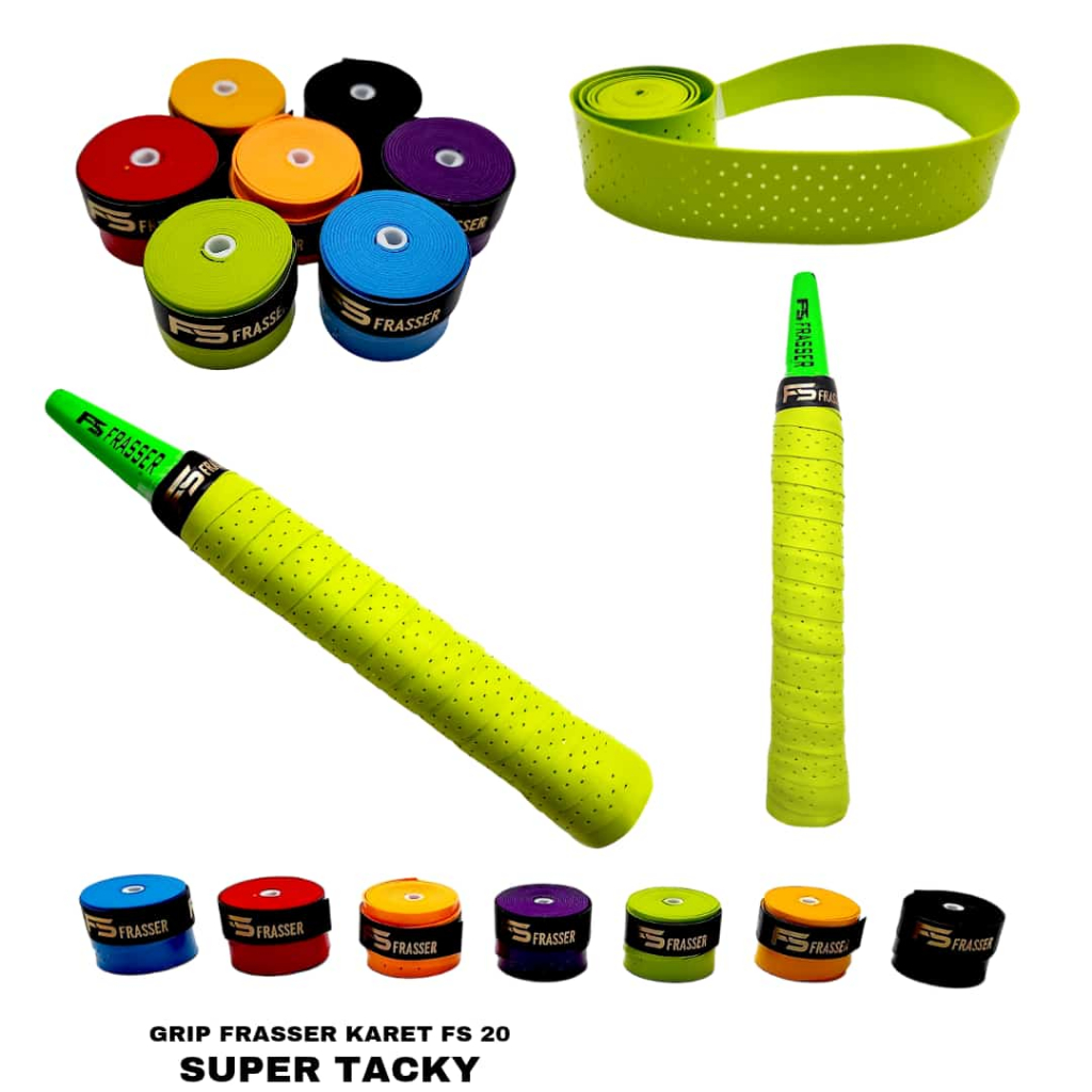 Jual Frasser Grip Raket Bulutangkis Badminton Grip Tenis Joran Grip ...