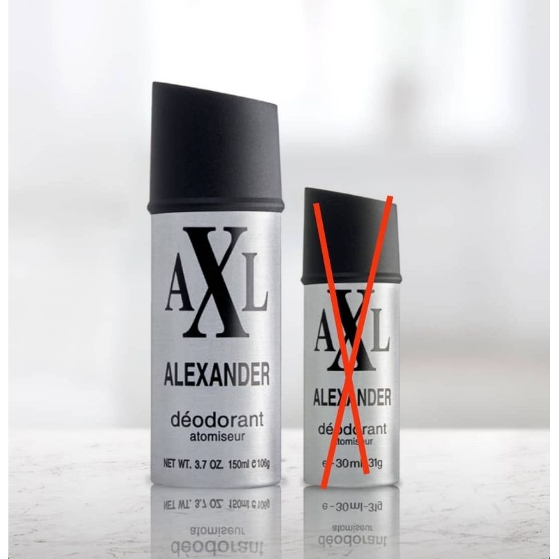 Jual AXL DEODORANT PARFUME SPRAY PUTIH - GOLD - BIRU - SILVER 150ml ...