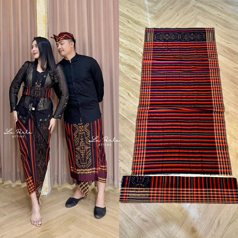 Jual Endek Tridatu Lasem Orange | Shopee Indonesia