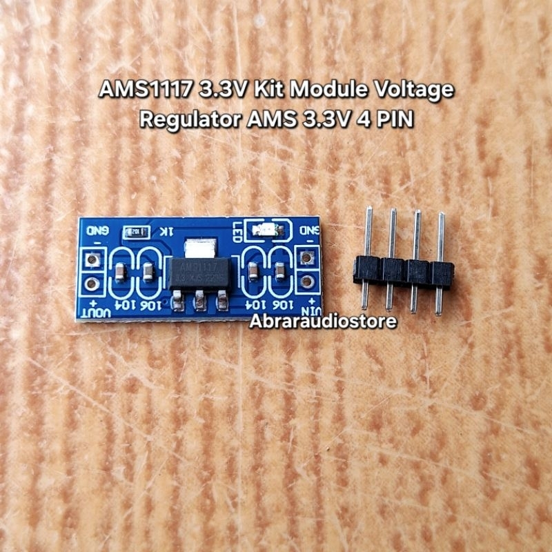 Jual AMS1117 3.3V Kit Module Voltage Regulator AMS 3.3V 4 PIN | Shopee Indonesia