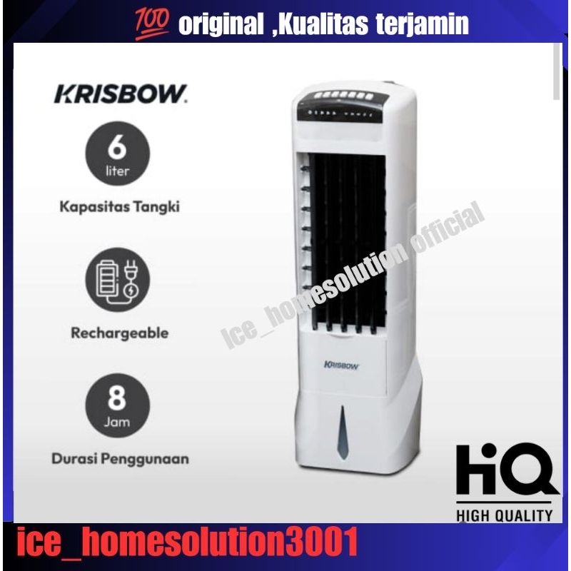 Jual Krisbow Evaporative Air Cooler 6 Ltr - Putih/kipas penyejuk/kipas ...