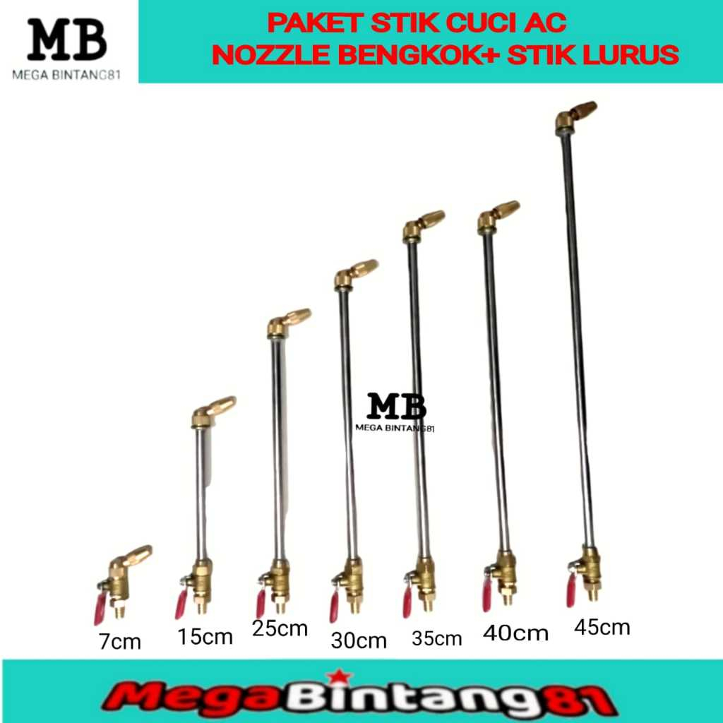 Jual PAKET Stik Semprotan Cuci AC Stik Jet Cleaner Stik Steam Cuci AC ...