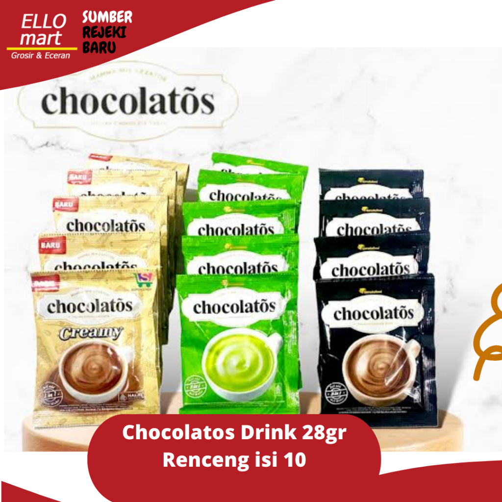 Jual Chocolatos Drink Renceng Chocolatos Matcha Chocolatos Original ...