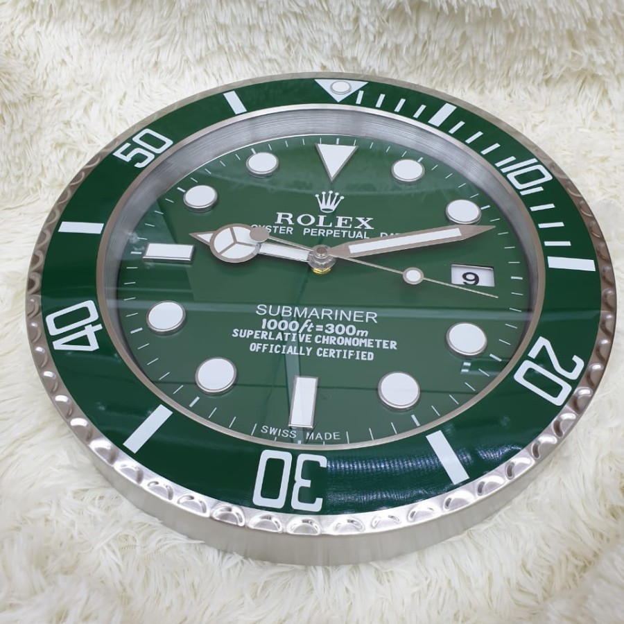 Jual Jam Dinding Rolex Submariner Hulk limited edition | Shopee Indonesia