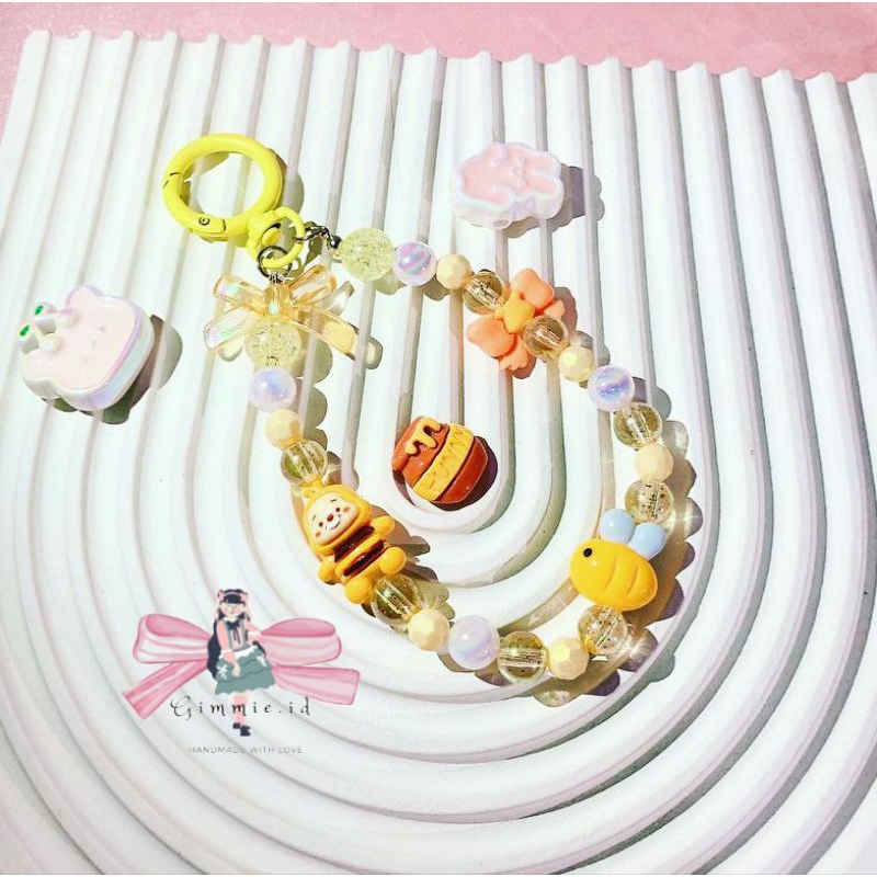 Jual Phone Strap Hp Winnie Bee Lucu | Gantungan Hp Custom DIY Murah ...