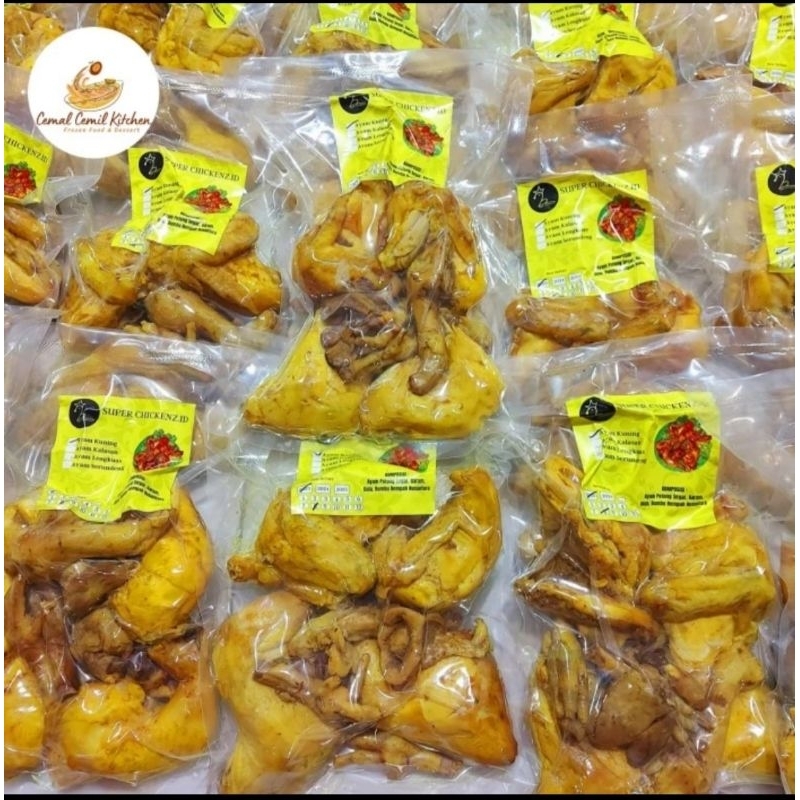 Jual AYAM UNGKEP KUNING (MEDIUM) LEBIH BESAR 1 Ekor Potong 4 + Ati ...