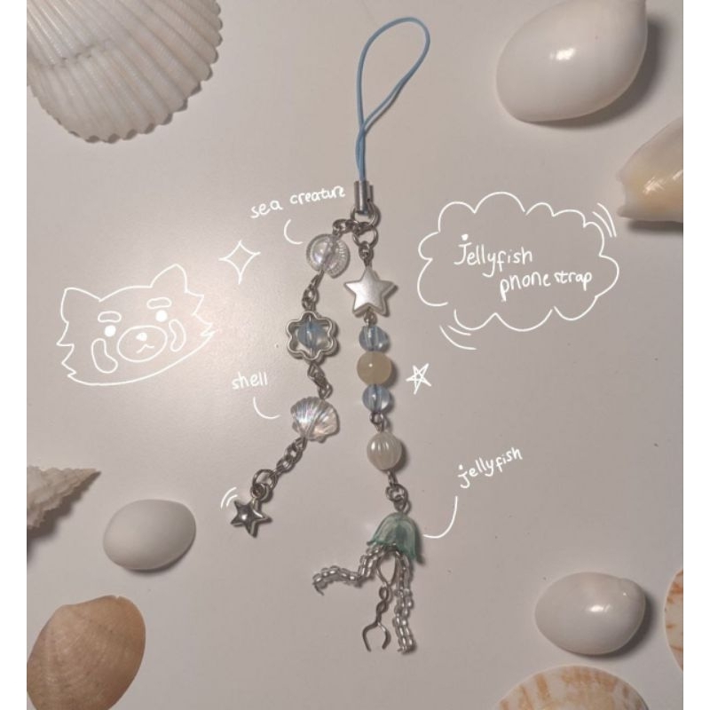 Jual Jellyfish Phone Charm | phone strap | gantungan hp | aksesoris hp ...