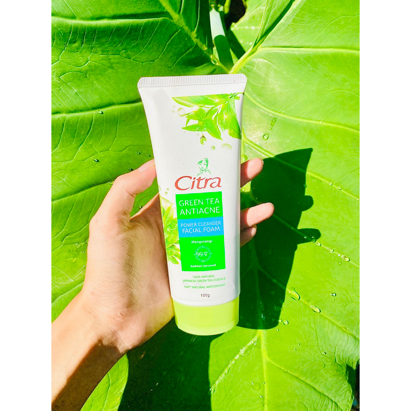 Jual Citra Green Tea Antiacne Power 50gr Cleanser Facial Foam | Shopee ...