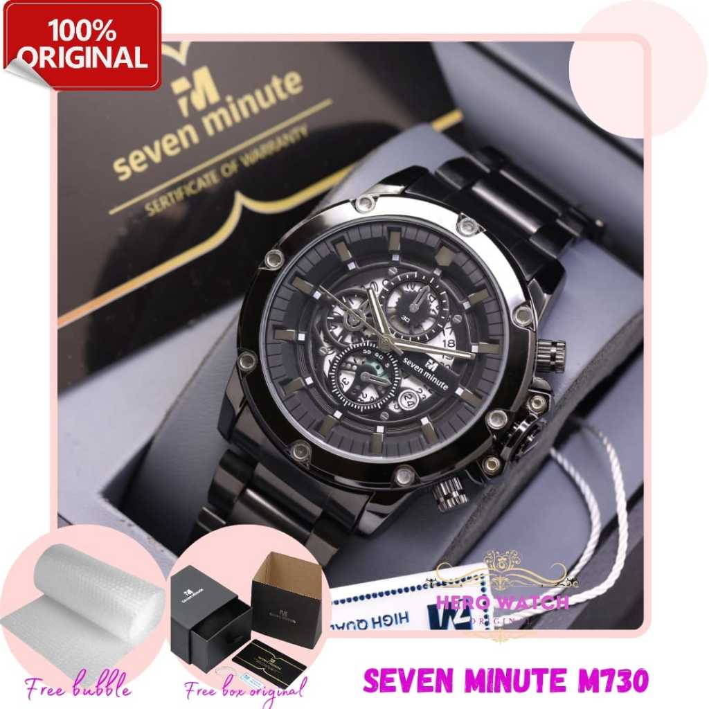 Jual SEVEN MINUTE M730 DATE RANTAI ORIGINAL ANTI AIR ( 4W ) | Shopee Indonesia