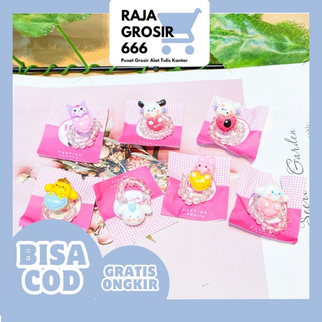 Jual CINCIN SANRIO MUTIARA MANIK PUTIH KUROMI FRIENDS CINAMORROL KUROMI ...