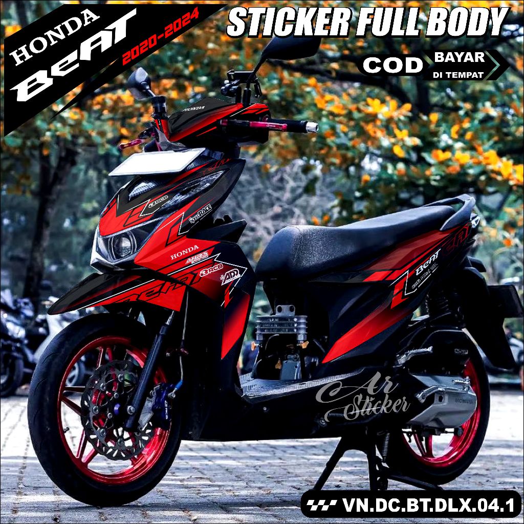 Jual Decal Stiker BEAT DELUXE NEW full Body POLOS Sticker full Body ...