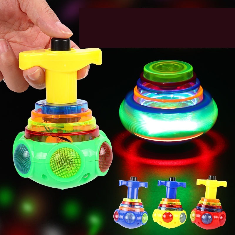 Jual Mainan Anak Gasing UFO Gyroscope Bisa Menyala | Shopee Indonesia