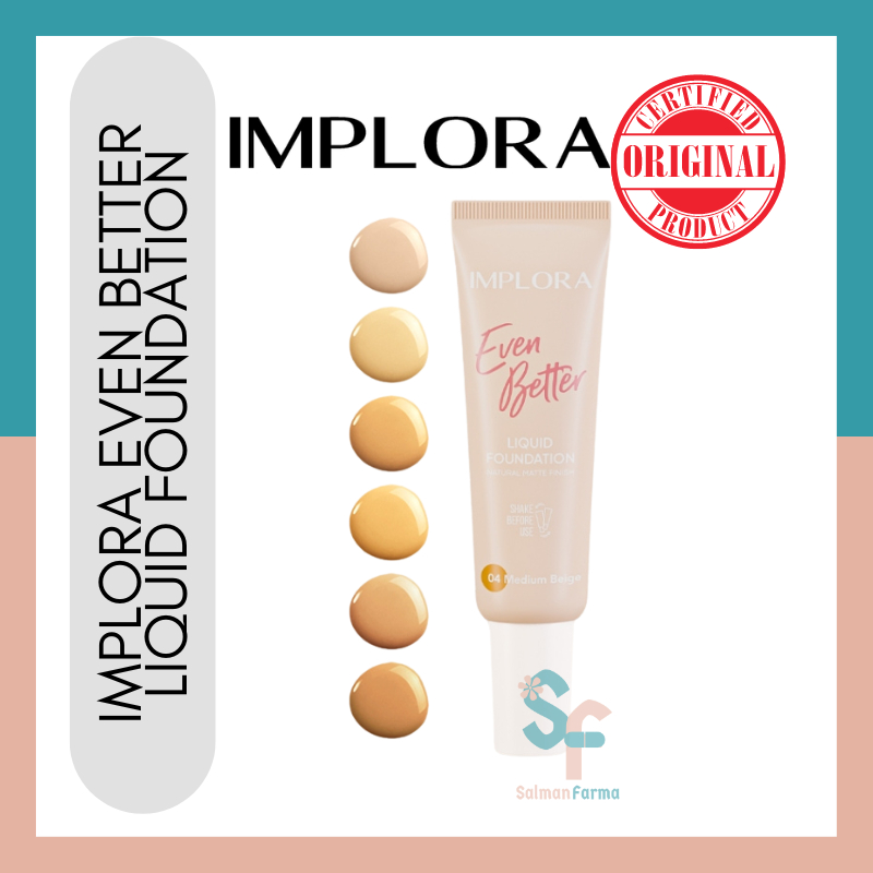 Jual Implora Even Better Liquid Foundation | Shopee Indonesia