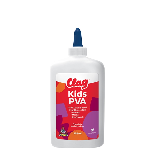 Jual BOSTIK CLAG KIDS PVA GLUE 236ML - LEM SERBAGUNA | Shopee Indonesia