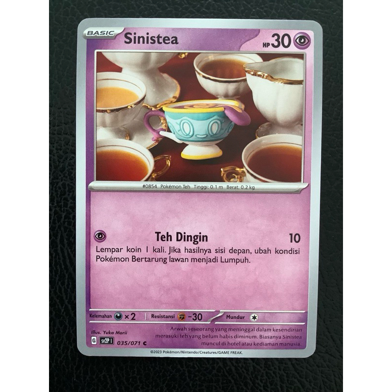 Jual sv2P 035/071 SINISTEA TCG Kartu Pokemon Indonesia | Shopee Indonesia
