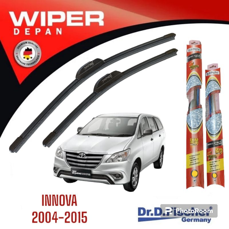 Jual WIPER FRAMELESS KACA DEPAN MOBIL INNOVA 2004 2005 2006 2007 2008 ...