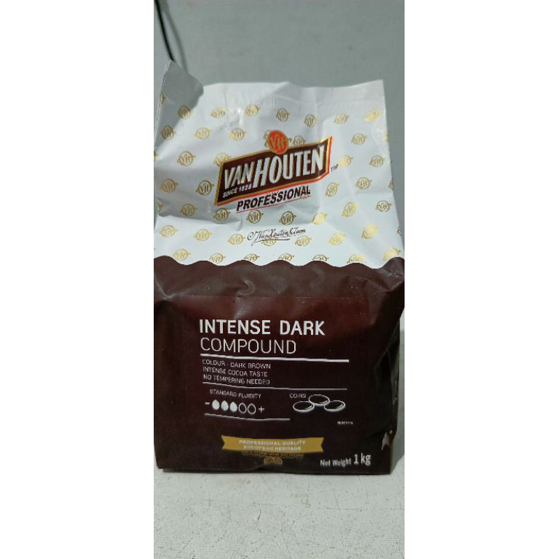 Jual VAN HOUTEN DARK COMPOUND COINS REPACK 200GR | Shopee Indonesia