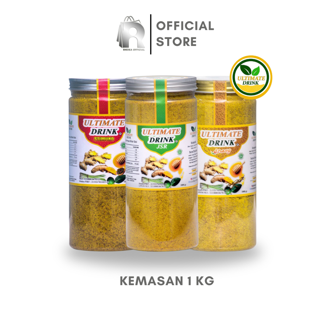 Jual MINUMAN RIMPANG KESEHATAN JAMU 1000GR ULTIMATE DRINK SERBUK ...